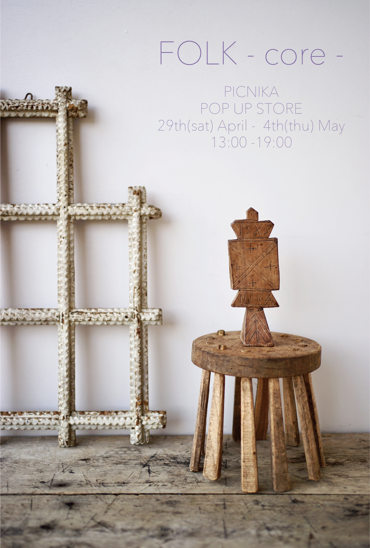 FOLK – core – 」PICNIKA POP UP STORE at CEMENT – Picnika